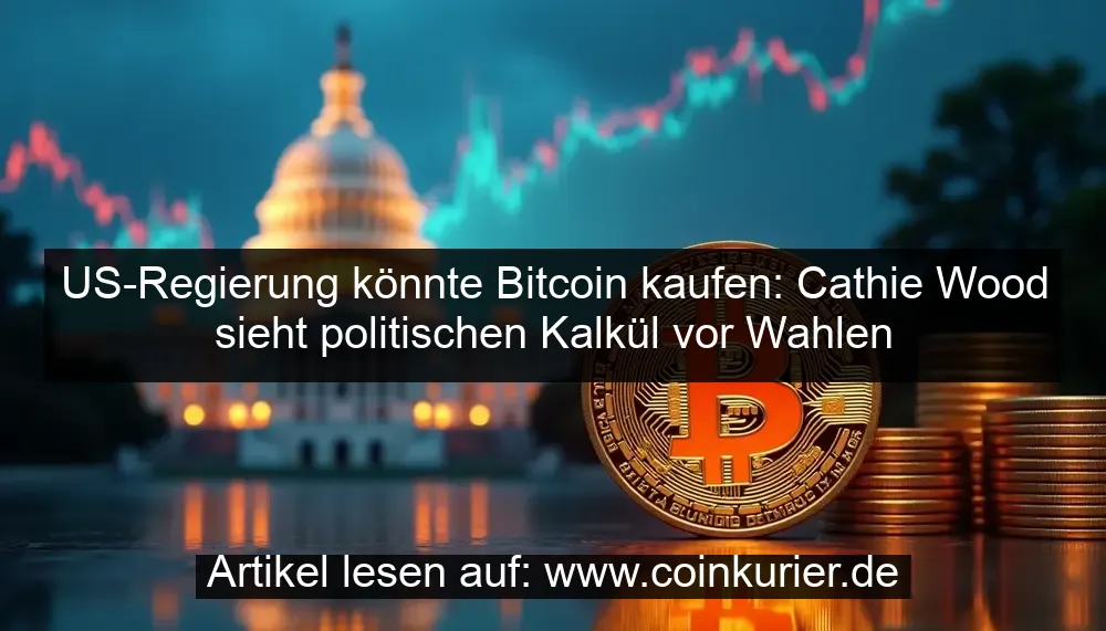 US-Regierung plant Bitcoin-Kauf? Cathie Wood enthüllt Wahl-Kalkül!